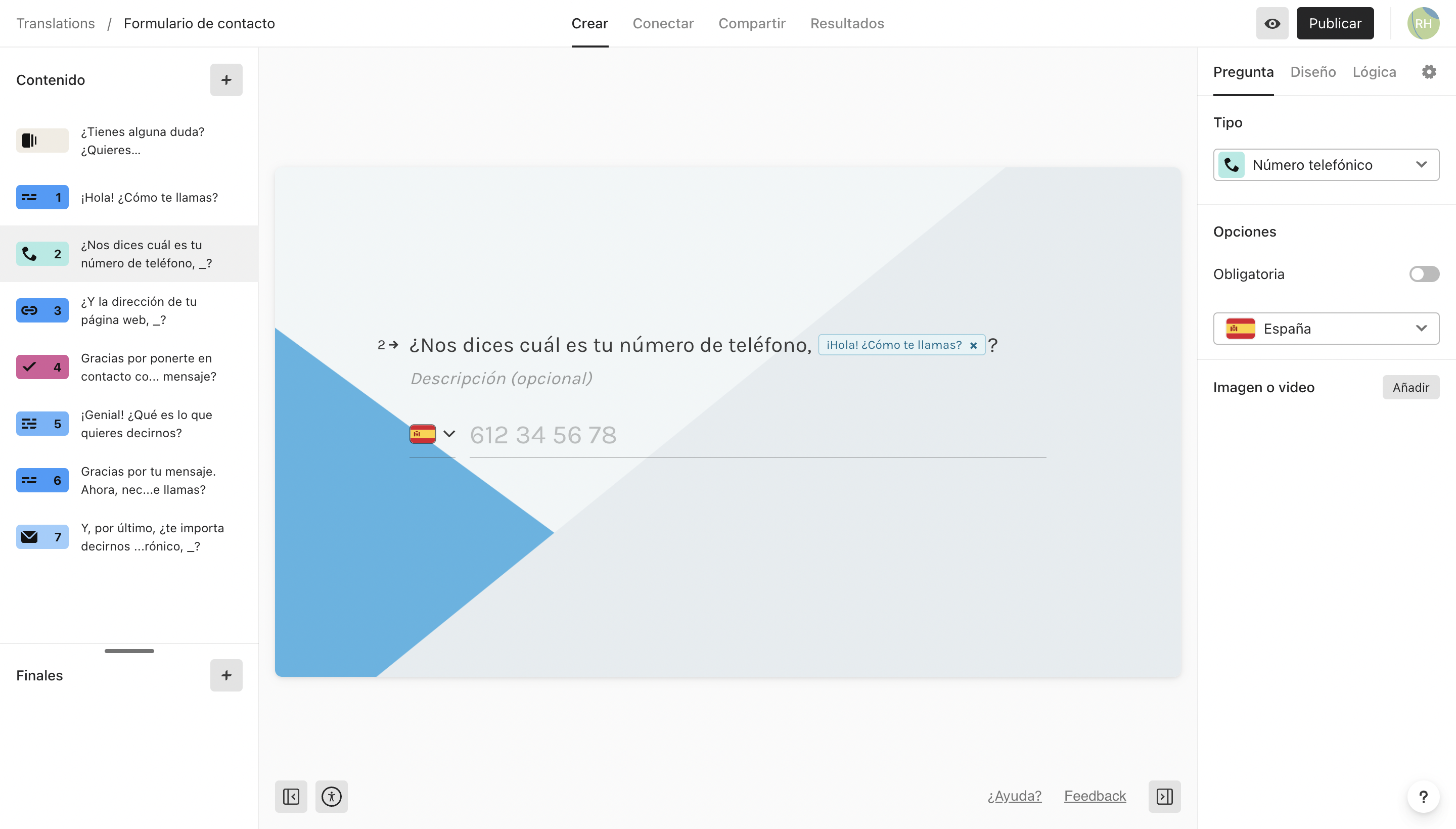 Utiliza Typeform para recabar los datos de clientes potenciales a ...
