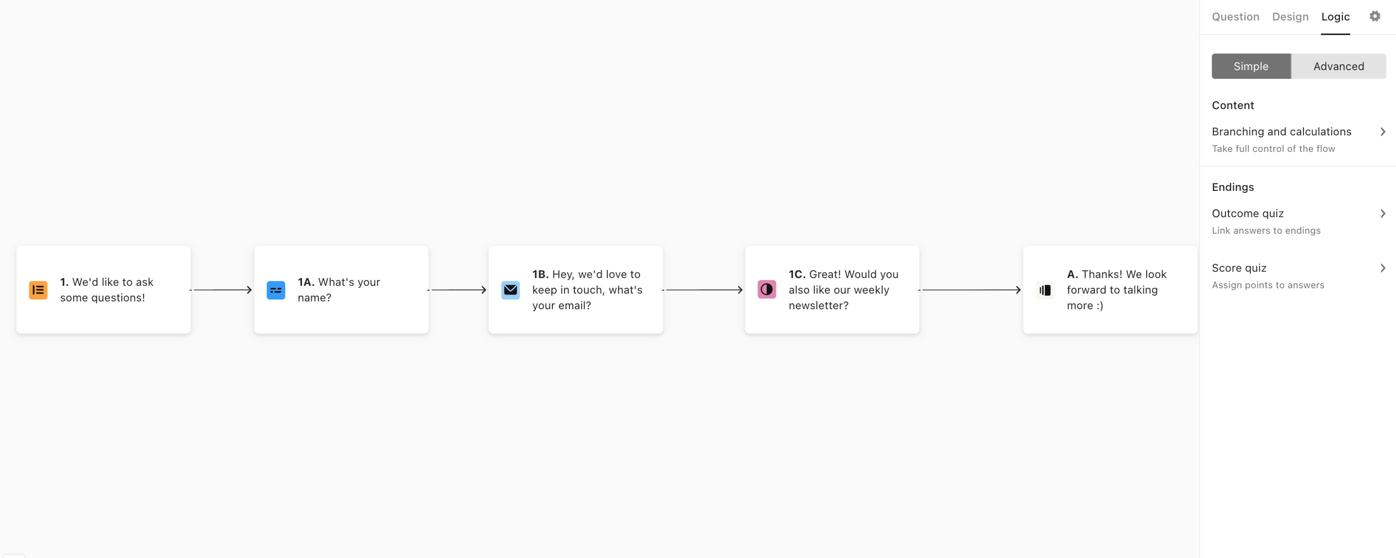 Logic Map Help Center Typeform