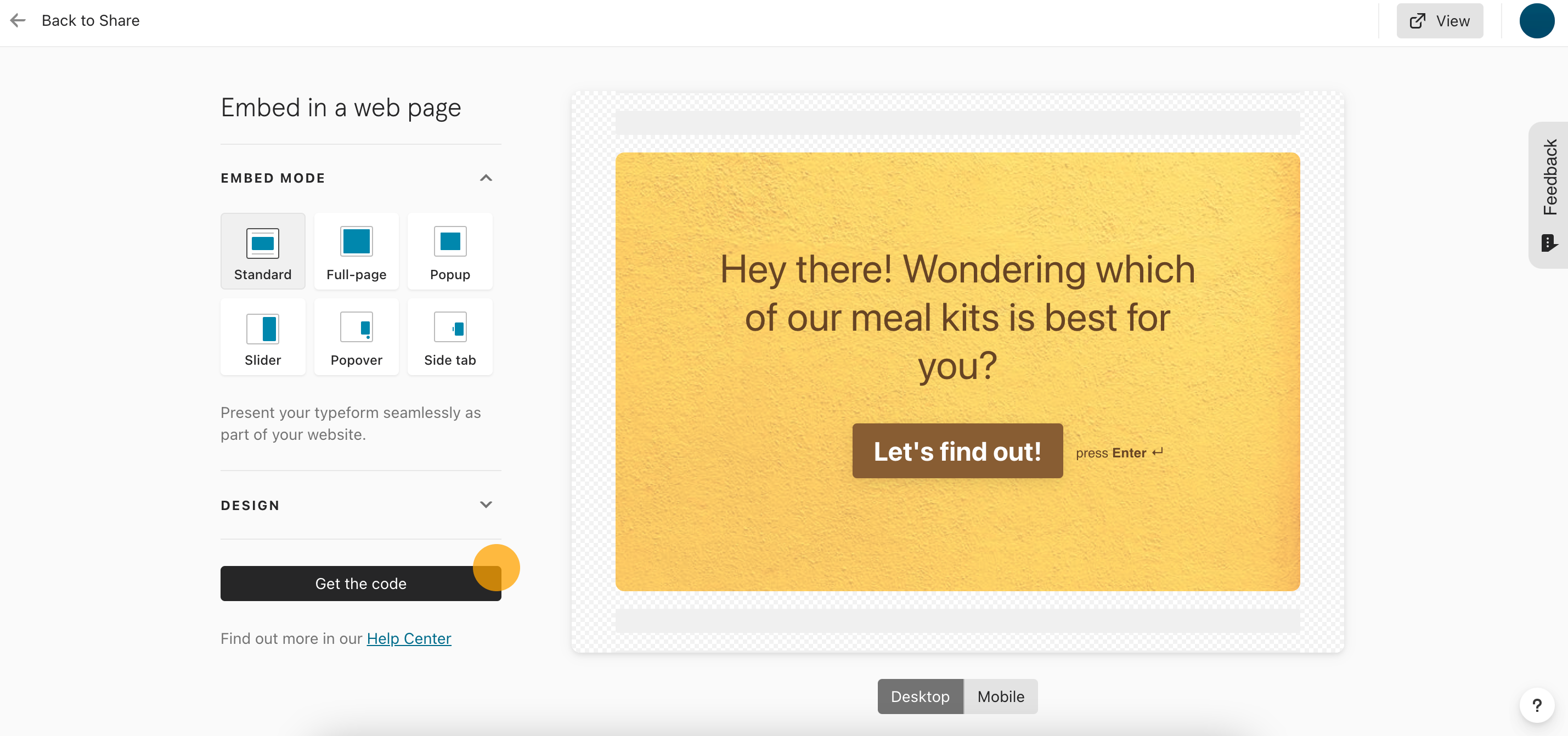 Embed Your Typeform In A Webflow Site Help Center Typeform Embed Your Typeform In A Webflow Site Help Center Typeform